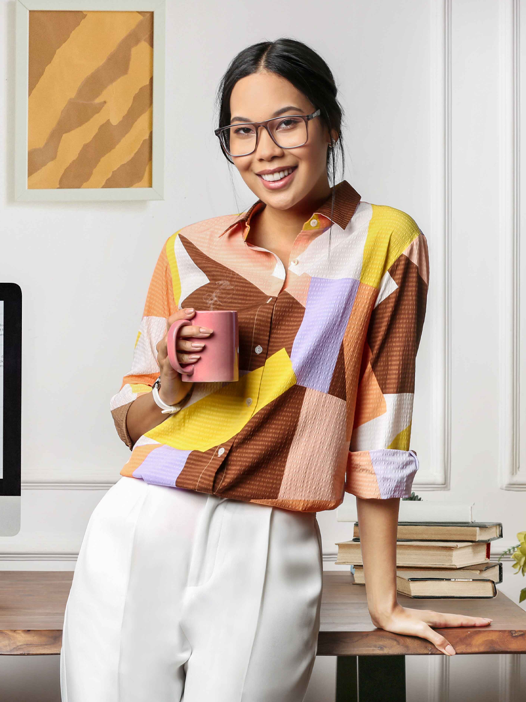 Buy Multi-Colored Printed Regular Shirt - Zink London