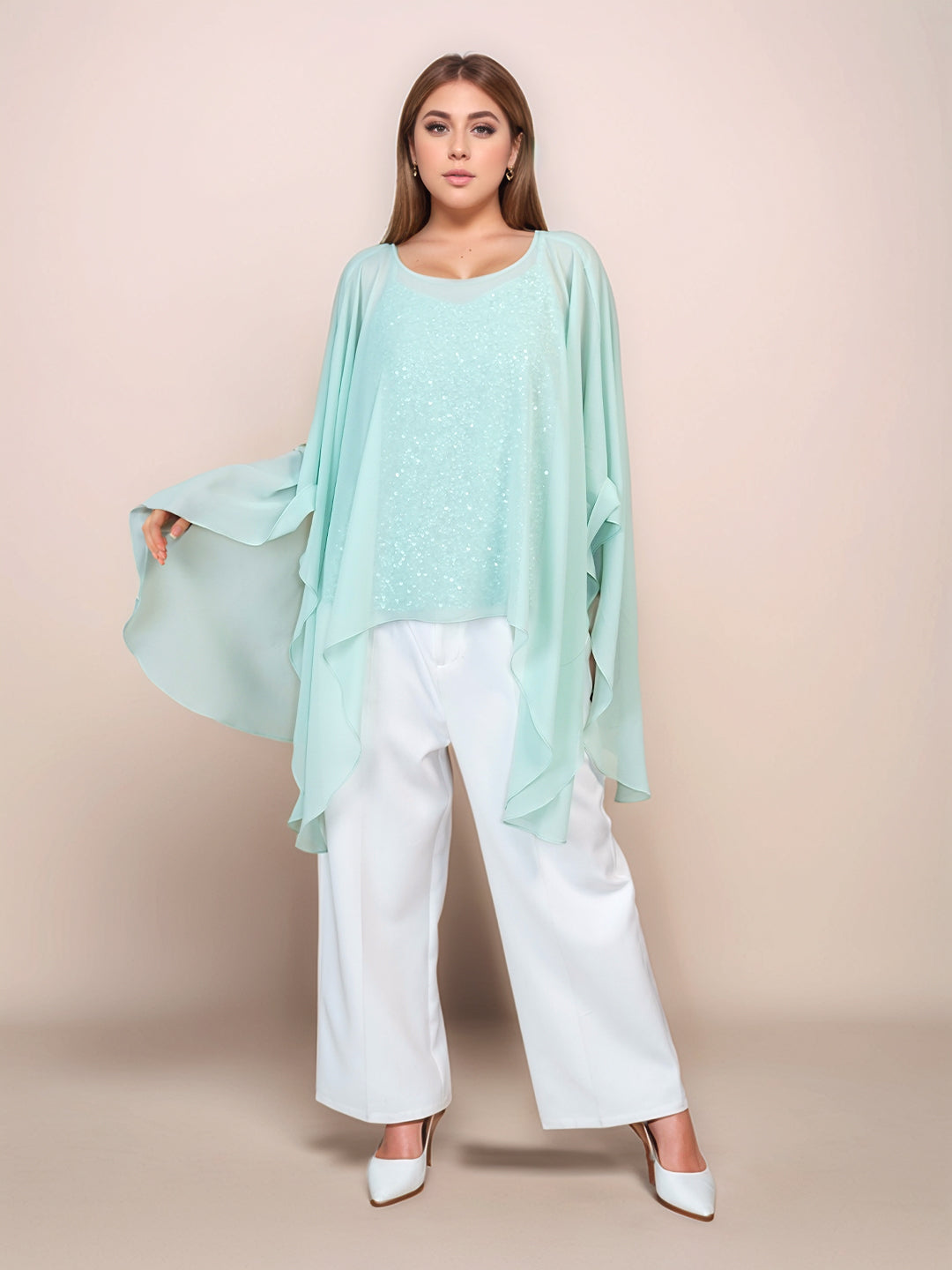 Buy Mint Colored Solid Relaxed Fit Top - Zink London