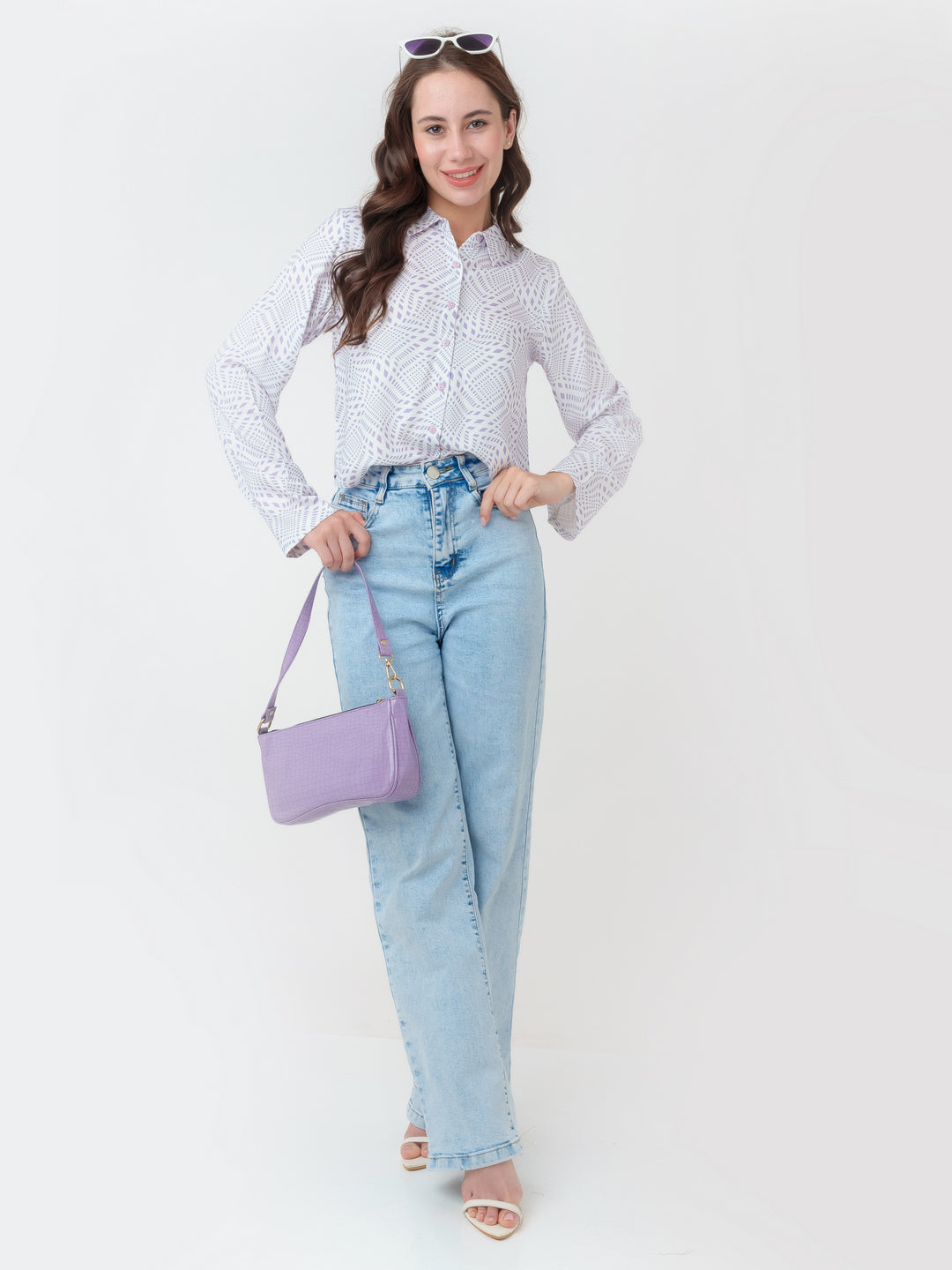 Buy White Printed Shirt - Zink London